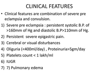 Eclampsia final | PPTX