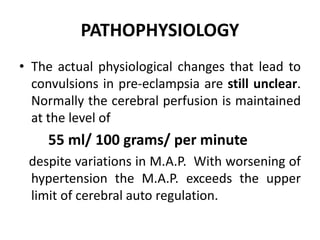 Eclampsia final | PPTX