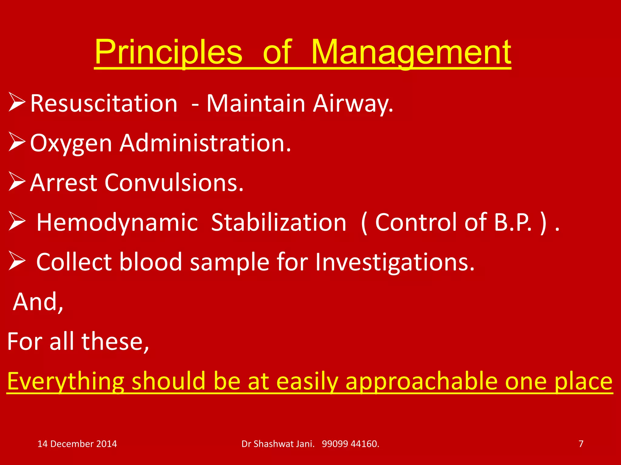 ECLAMPSIA KIT - EVERY MATERNITY SETUP SHOULD BE READY BY DR SHASHWAT ...