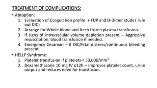 Treatment of Eclampsia | PPTX