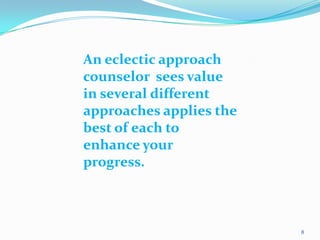 Eclectic Apporach Therapy | PPTX