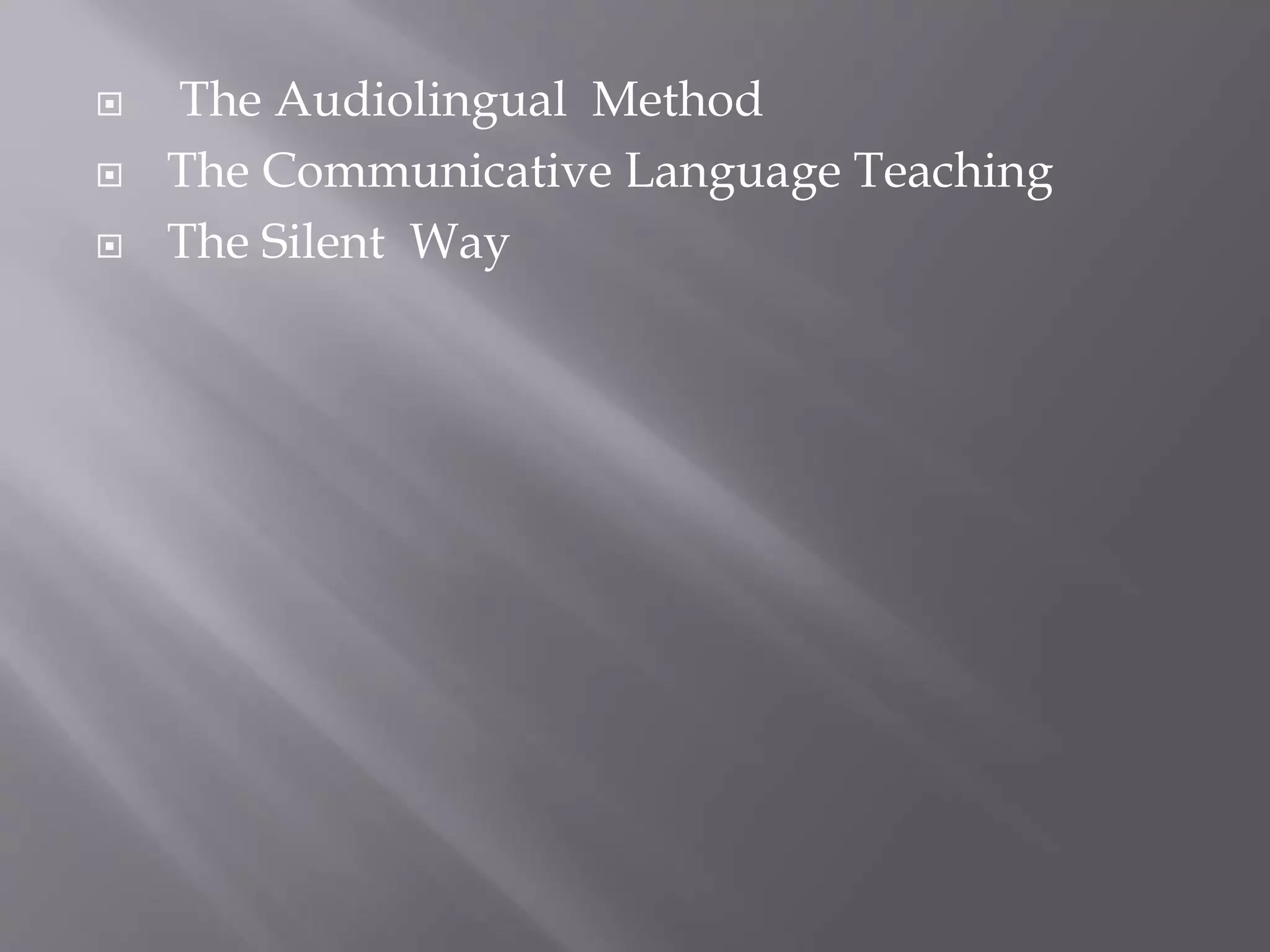 Eclectic approach | PPTX