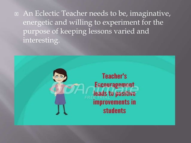 Eclectic approach | PPTX