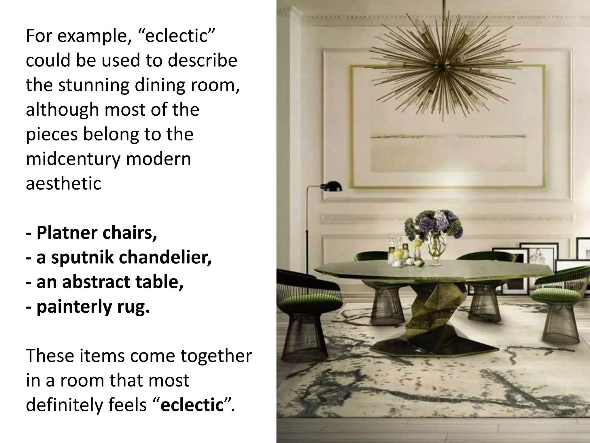 Eclecticism, origin, principles and applications | PPTX