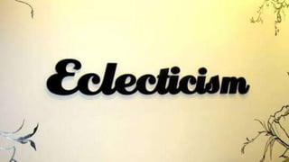 Eclecticism in psychotherapies | PPTX