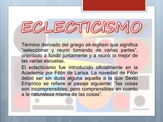 Eclecticismo