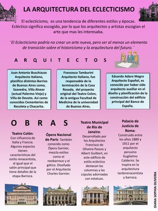 Historia de Arquitectura - eclecticismo | PPTX