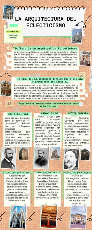 Eclecticismo en la arquitectura XIX y principios del sigo XX | PDF