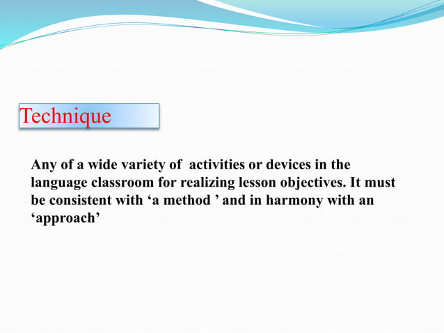 Eclectic method | PPTX | Education