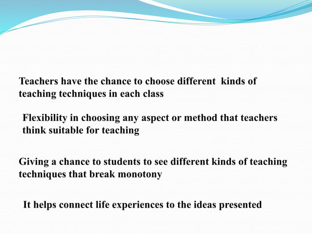 Eclectic method | PPTX | Education