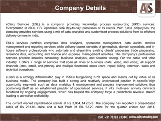 ATS Company Reports: Eclerx | PPT