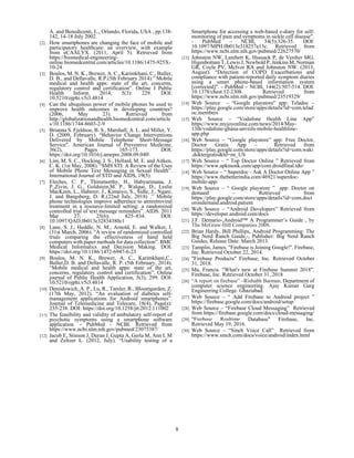 Mobile Based Doctor-Patient Consultation Application [E-Clinic] | PDF