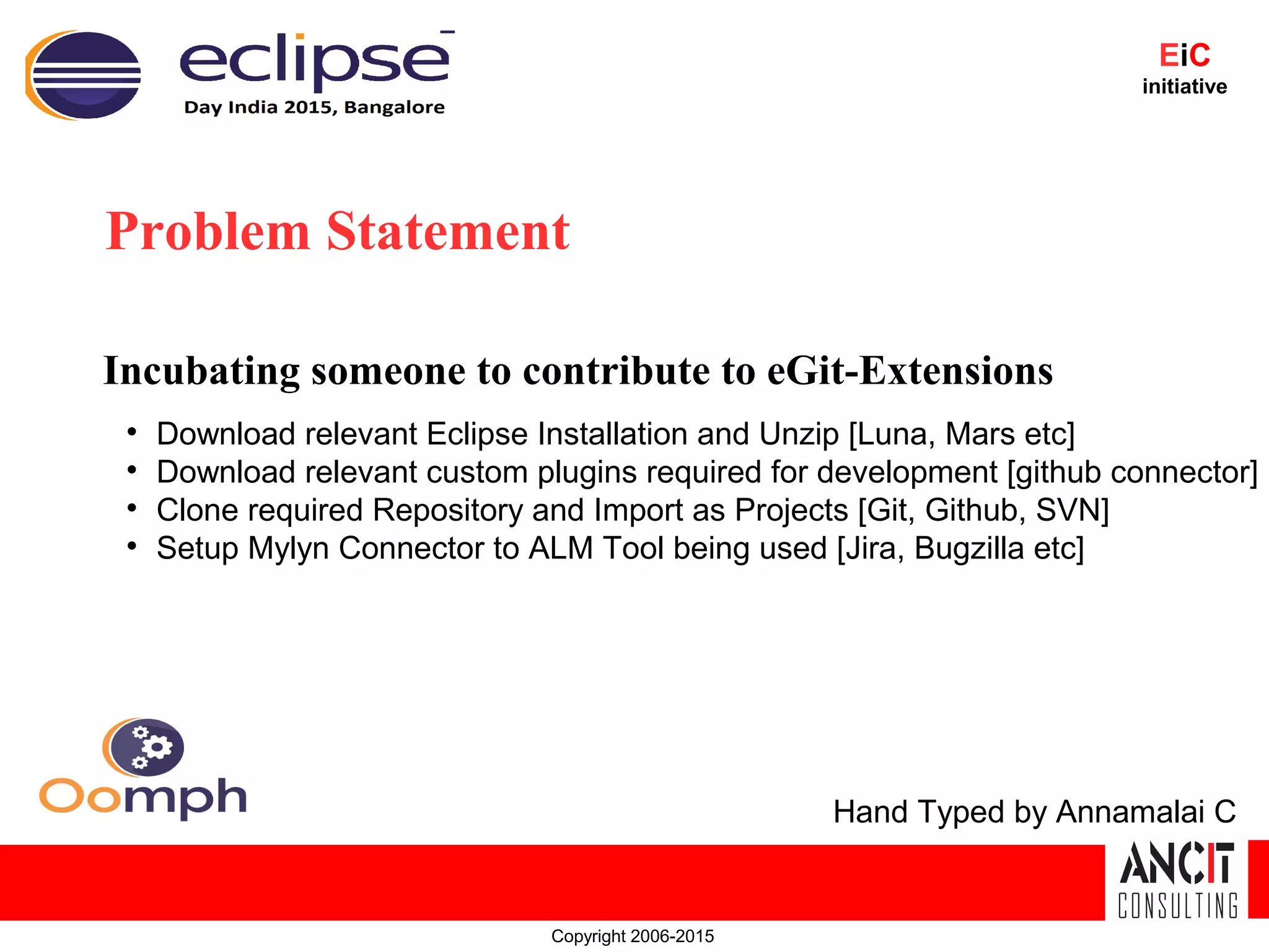 Eclipse Day India 2015 - Oomph | PPT