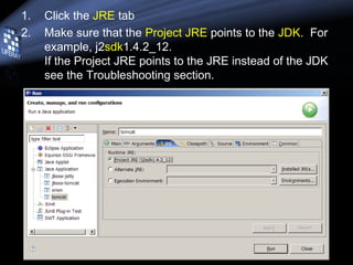 Set up the Debugger with Eclipse | PPT