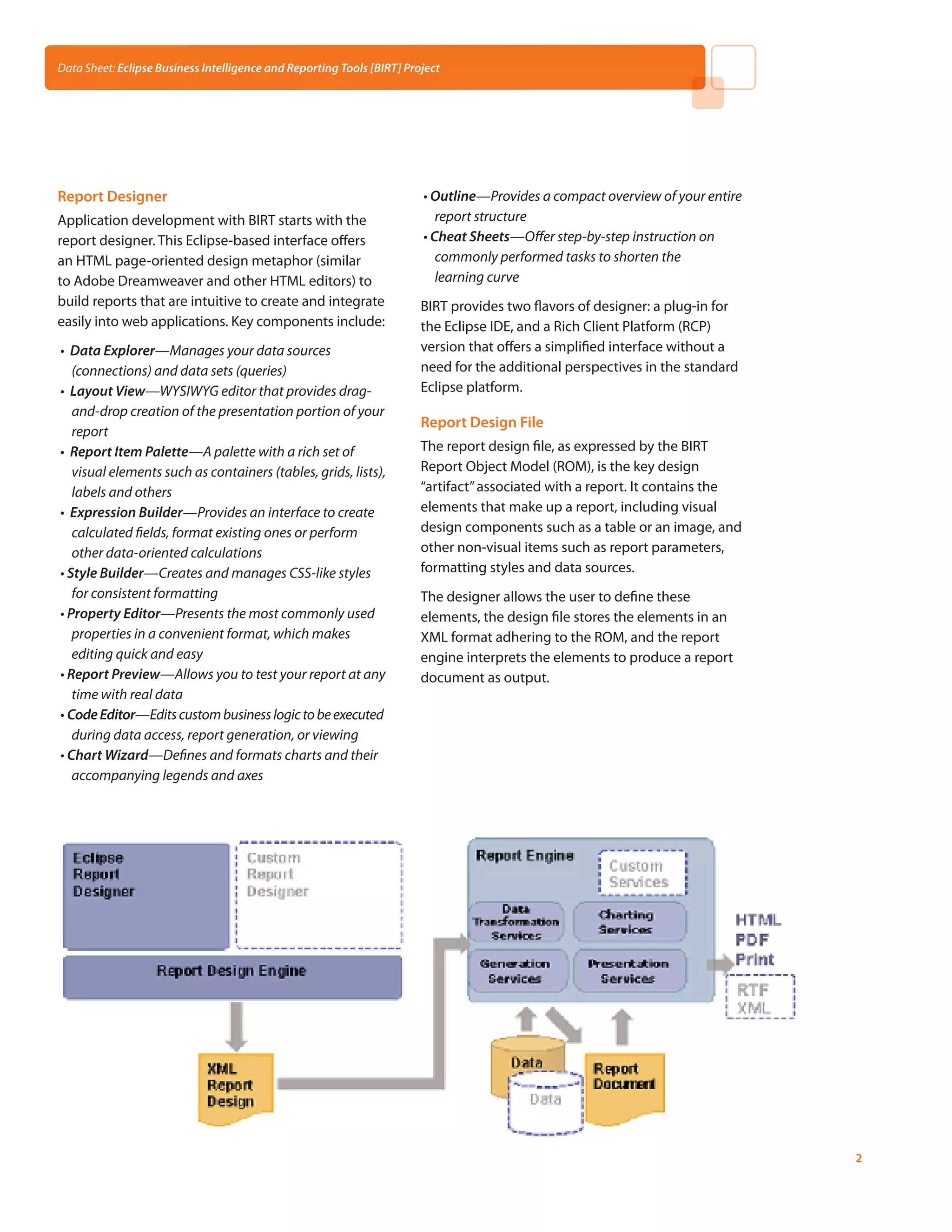 Eclipse Business Intelligence and Reporting Tools [BIRT] Project | PDF | Desktop Publishing ...