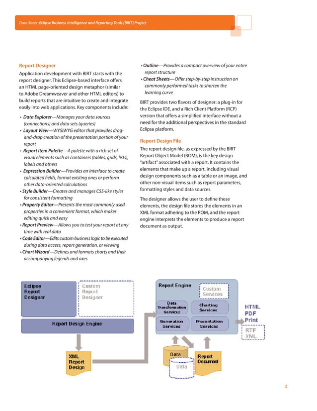 Eclipse Business Intelligence and Reporting Tools [BIRT] Project | PDF | Desktop Publishing ...
