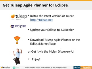 Tuleap Agile Planner, the first Open Source agile tool for Eclipse | PDF | Shareware and ...