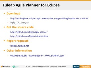 Tuleap Agile Planner, the first Open Source agile tool for Eclipse | PDF | Shareware and ...
