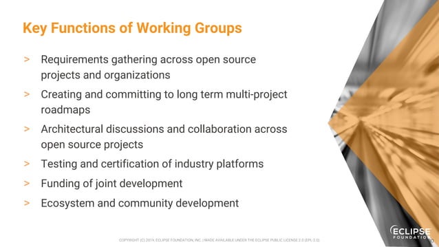 Eclipse Foundation Overview (April 2019) | PPT
