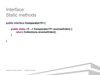 Java 8 support in eclipse/JDT | PPTX