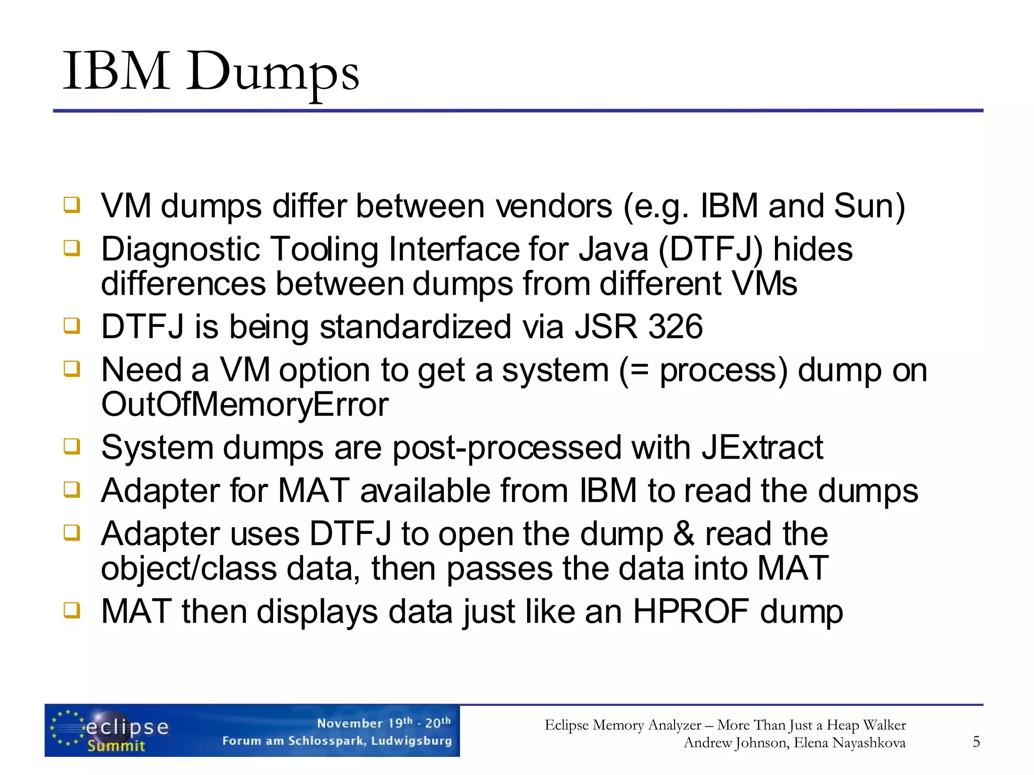 Eclipse Memory Analyzer | PPT