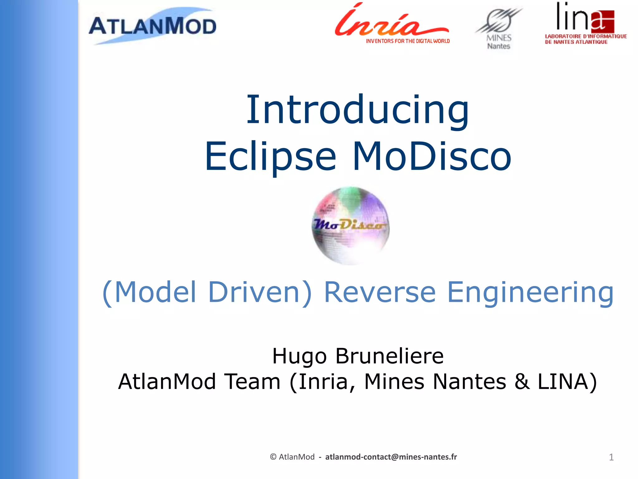 Introducing Eclipse MoDisco | PPTX