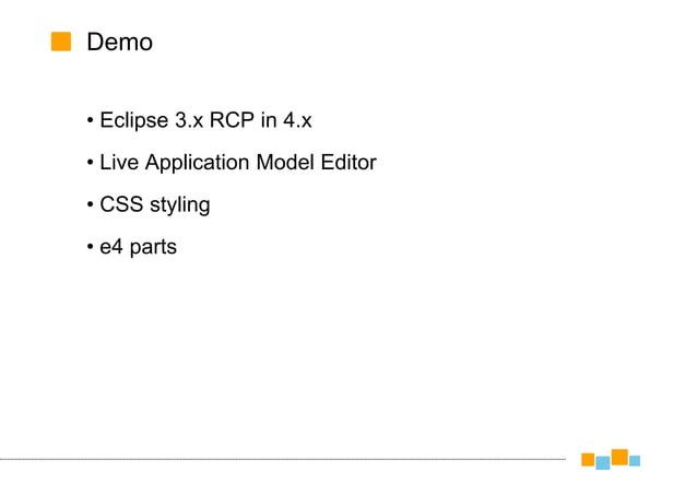 Eclipse Rcp 4 Ppt