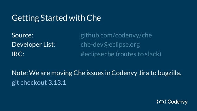 An Introduction to Eclipse Che - Next-Gen Eclipse Java IDE