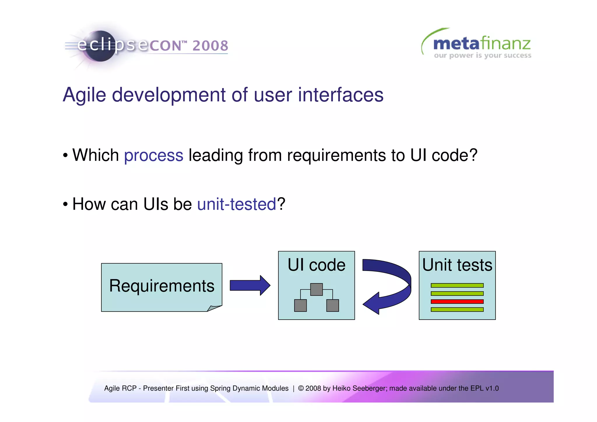 Eclipsecon 08 Agile Rcp Ppt