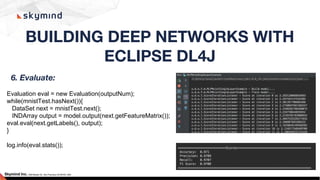 EclipseCon 2017 - Introduction to Machine Learning with Eclipse Deeplearning4j | PDF