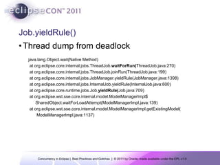 Concurrency in Eclipse: Best Practices and Gotchas | PPT