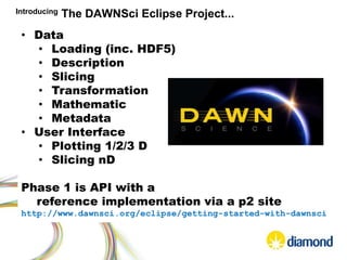 Eclipse Con Europe 2014 How to use DAWN Science Project | PPT