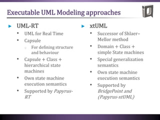 Incremental model compiler for executable UML | PPT
