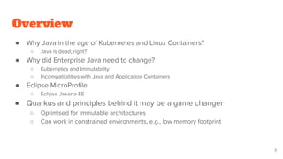 Kubernetes Native Java and Eclipse MicroProfile | EclipseCon Europe ...