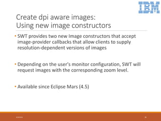 Scaling Eclipse on HiDPI Monitors - Niraj Modi | PPT