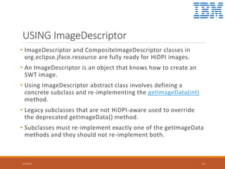 Scaling Eclipse on HiDPI Monitors - Niraj Modi | PPT