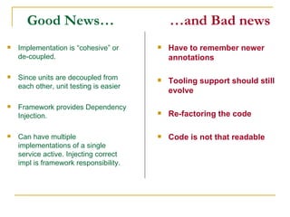 Dependency injection in e4 - in Intro. | PPS