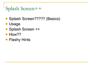 Splash Screen ++ | PPS