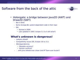 GEF SVG export in JWT: a newcomer’s rocky ride to Eclipse | PPT