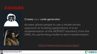 Eclipse DemoCamp Toulouse 2017 - Mr. Robot : The modeling Society | PPT