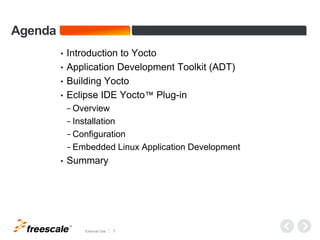 Eclipse IDE Yocto Plugin | PPTX