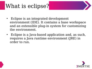 Eclipse - Installation and quick start guide | PDF