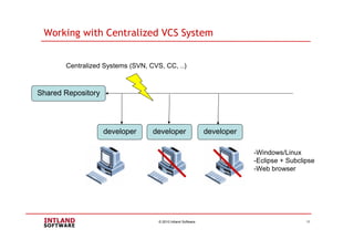 Process Improvement in Distributed Software Development Using Eclipse with Mercurial or Git | PPT
