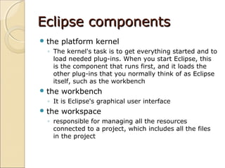 Introduction to Eclipse IDE | PPT