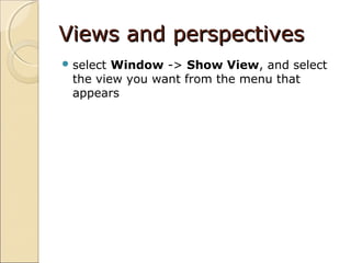 Introduction to Eclipse IDE | PPT