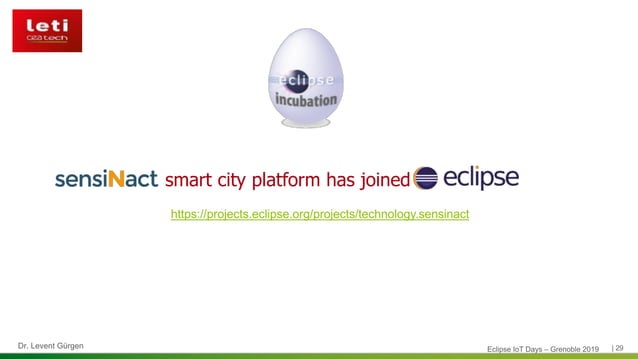 Using Eclipse Technologies To Develop The Brain Iot Model Based Framework For Iot Platforms Ppt