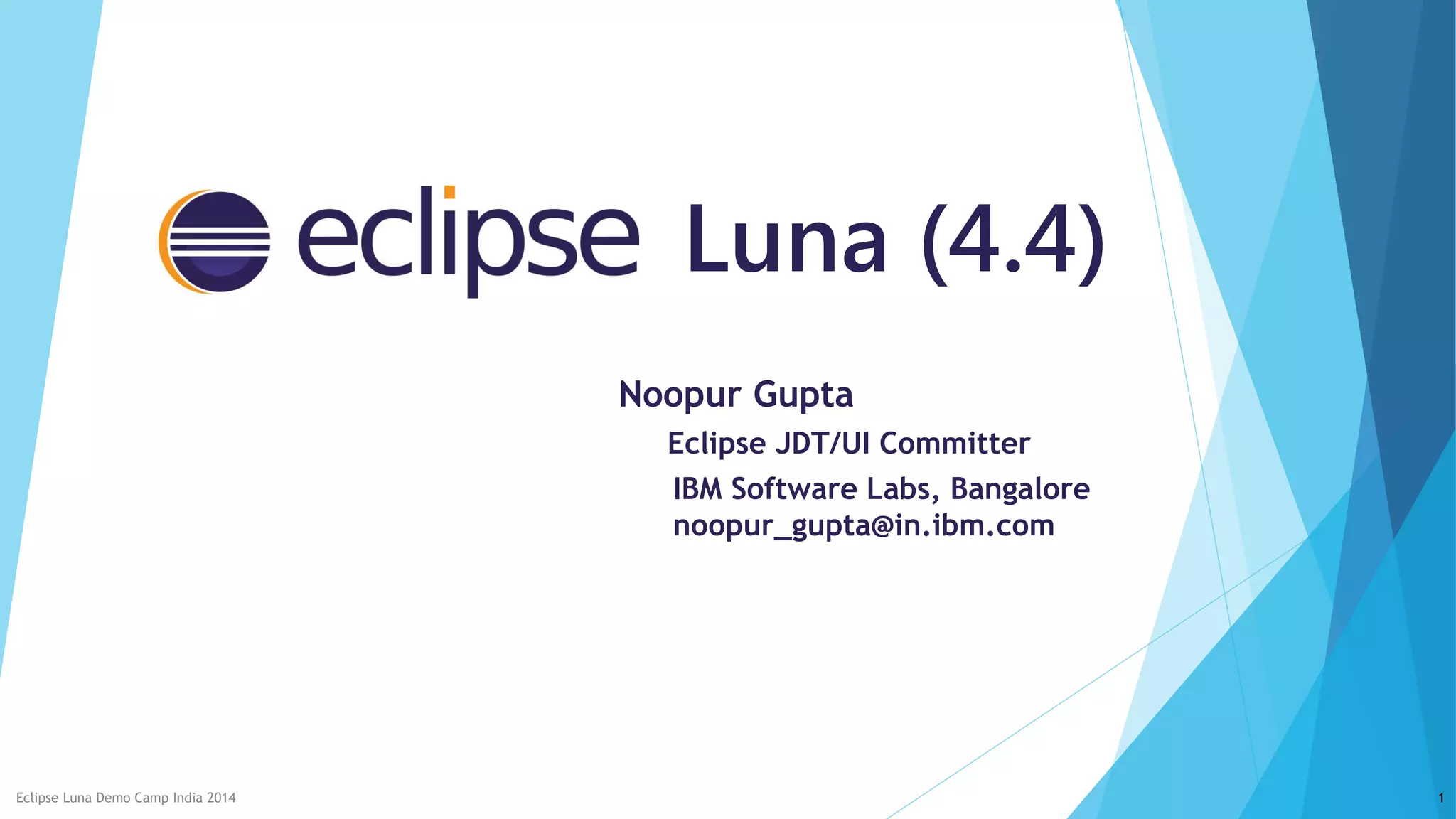 Eclipse Luna - What's New! | PDF | Programming Languages | Computing