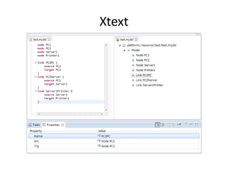 Eclipse modeling 勉強会 dslについて | PDF