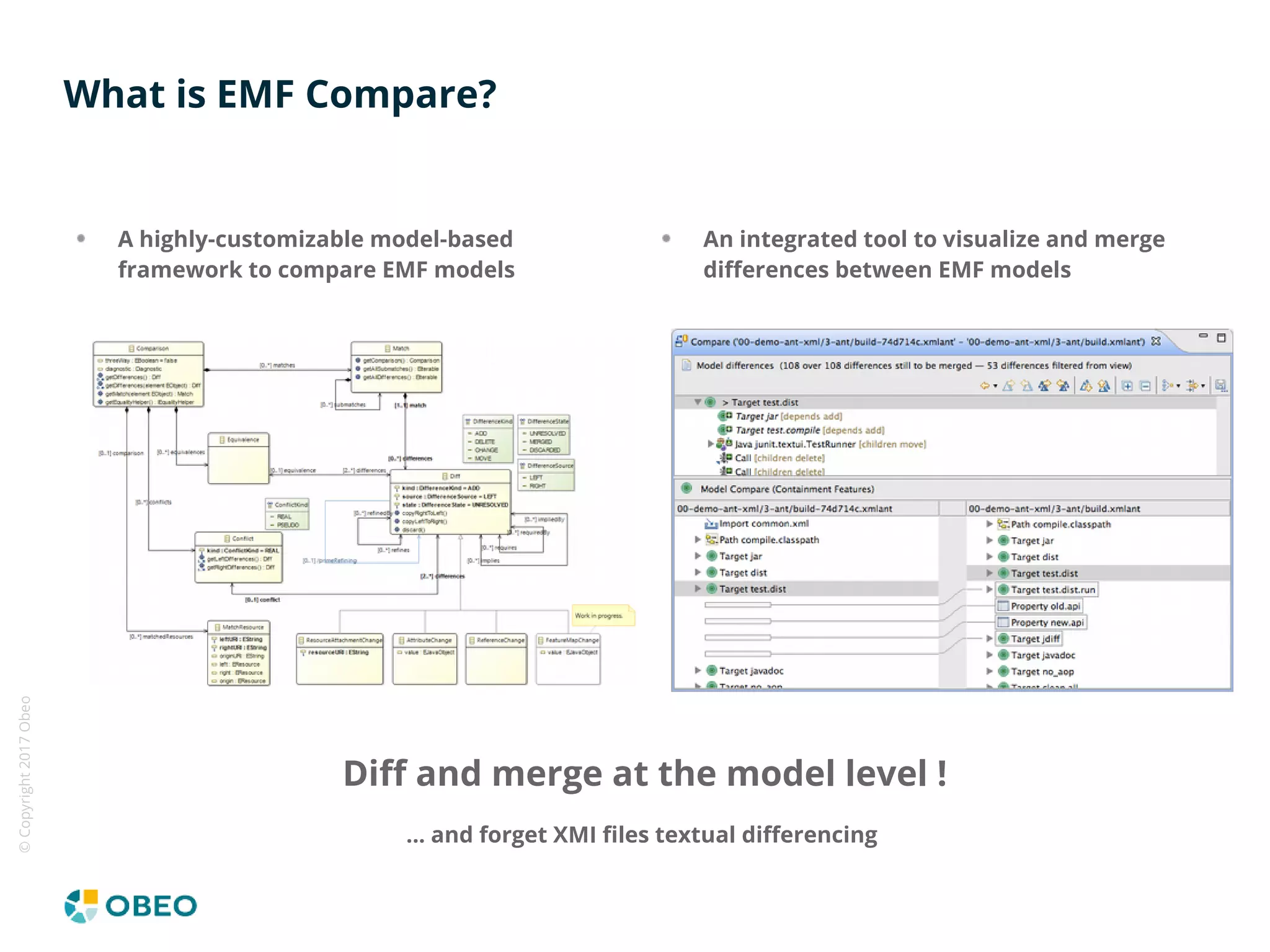 Eclipse Modeling Guided Tour - EMF Compare | PPT