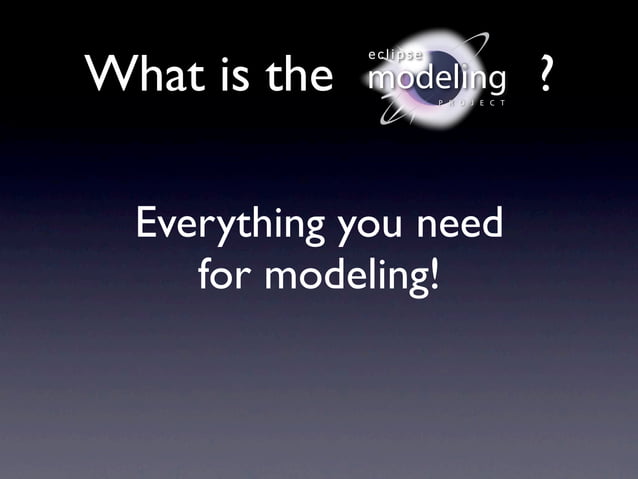 Eclipse Modeling Overview | KEY